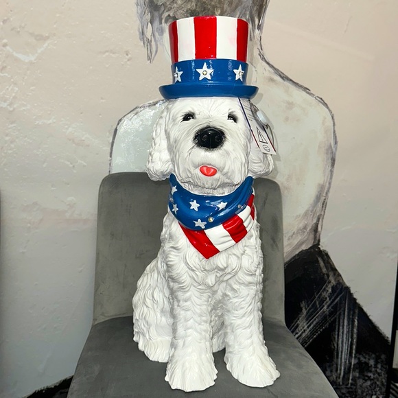 Holiday | Patriotic Doodle Dog Xl Statue 21 | Poshmark